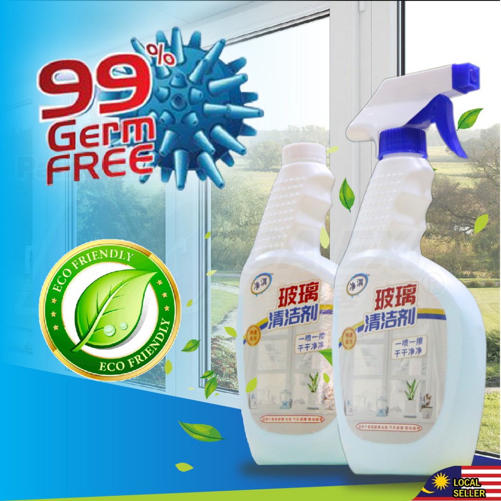500ml Glass Cleaner Window Cleaning Liquid Spray Glass Cleaning Agent ...