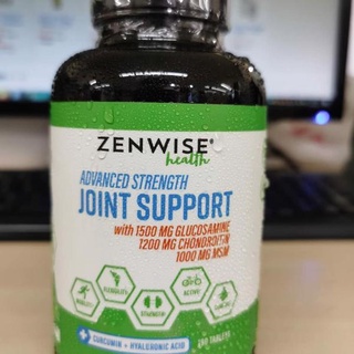 Zenwise Health, Advanced Strength Joint Support, 180 Tablets | Shopee ...
