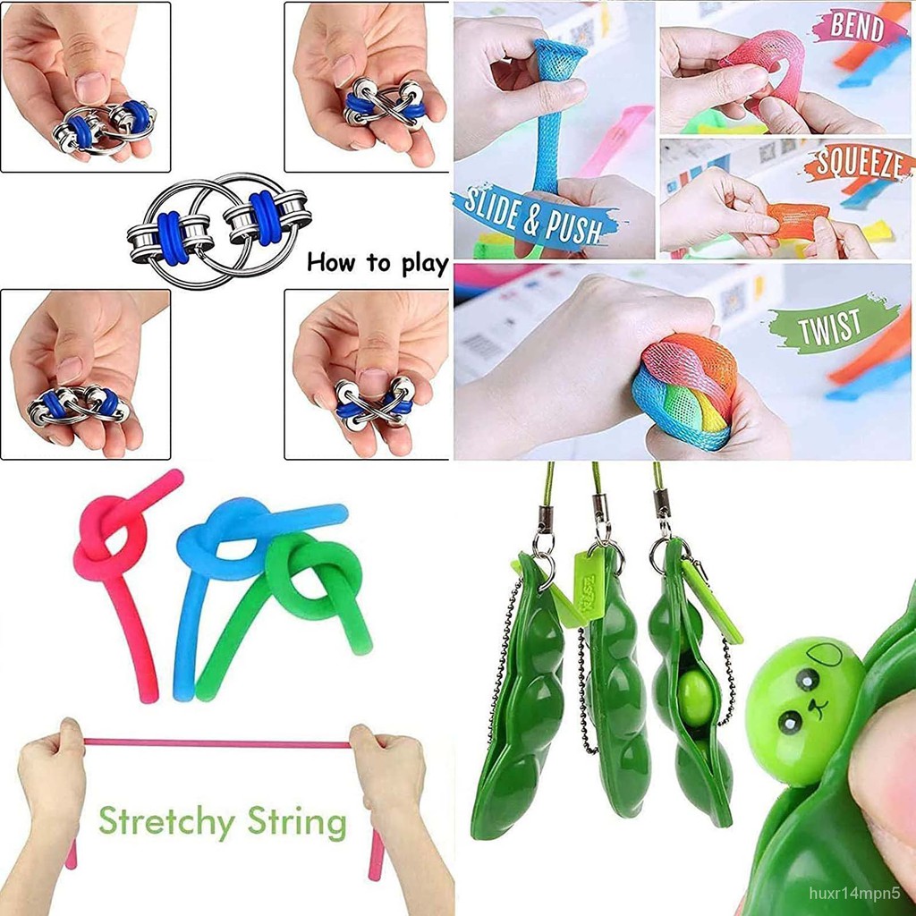 Creative Fidges Fidget Toy Set Cheap Sensory Fidget Toys Pack Adults ...