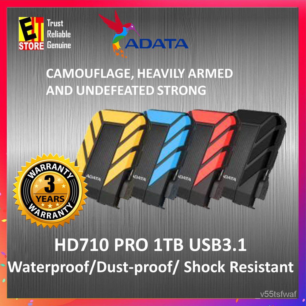 ADATA HD710 PRO 1TB EXTERNAL HARD DRIVE 301a | Shopee Thailand