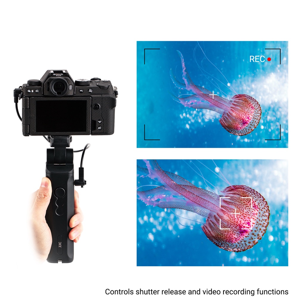 JJC รีโมทคอนโทรล Vlog ขาตั้งกล้องสำหรับ Fuji Fujifilm X-S10 X-Pro3 X100V X100F X-T30II X-T30 X ...