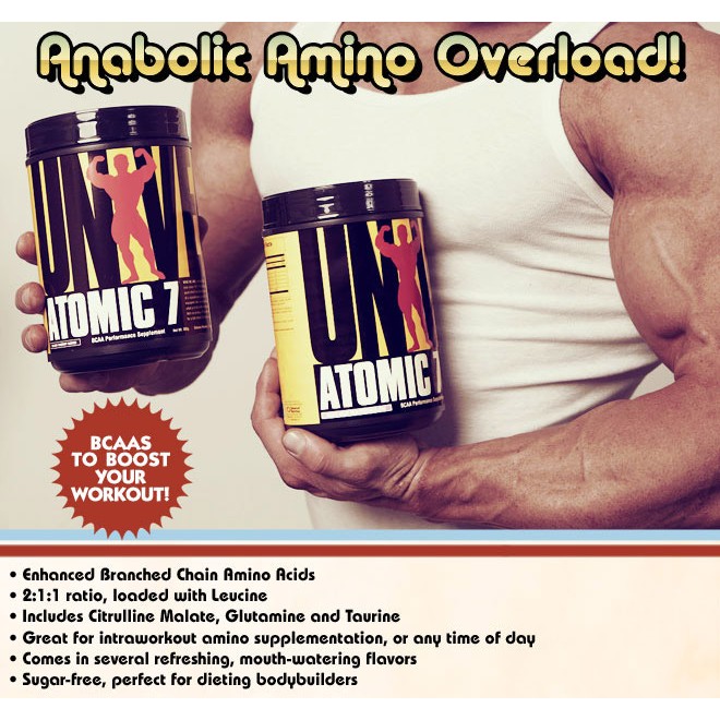 Universal Nutrition: Atomic 7 - BCAA - 30 Servings | Shopee Thailand