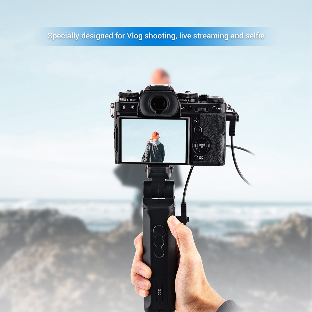 JJC รีโมทคอนโทรล Vlog ขาตั้งกล้องสำหรับ Fuji Fujifilm X-S10 X-Pro3 X100V X100F X-T30II X-T30 X ...