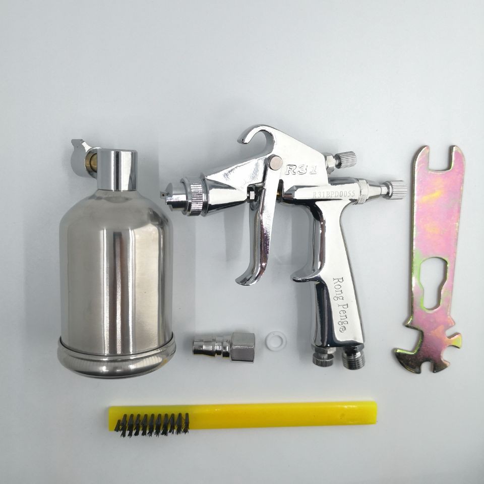 Repair spray gun A-350 pot 250 ml nozzle 0.8 or 1.0 mm caliber small ...