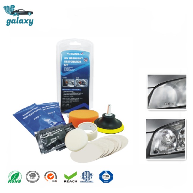 Car Headlight Lens Restoration Kit System Professional Restorer ...