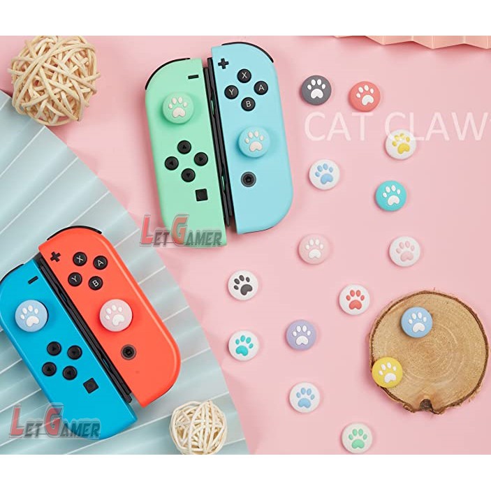 สิลิโคนเท้าแมว Analog Caps Nintendo Switch Switch OLED Nintendo Switch ...