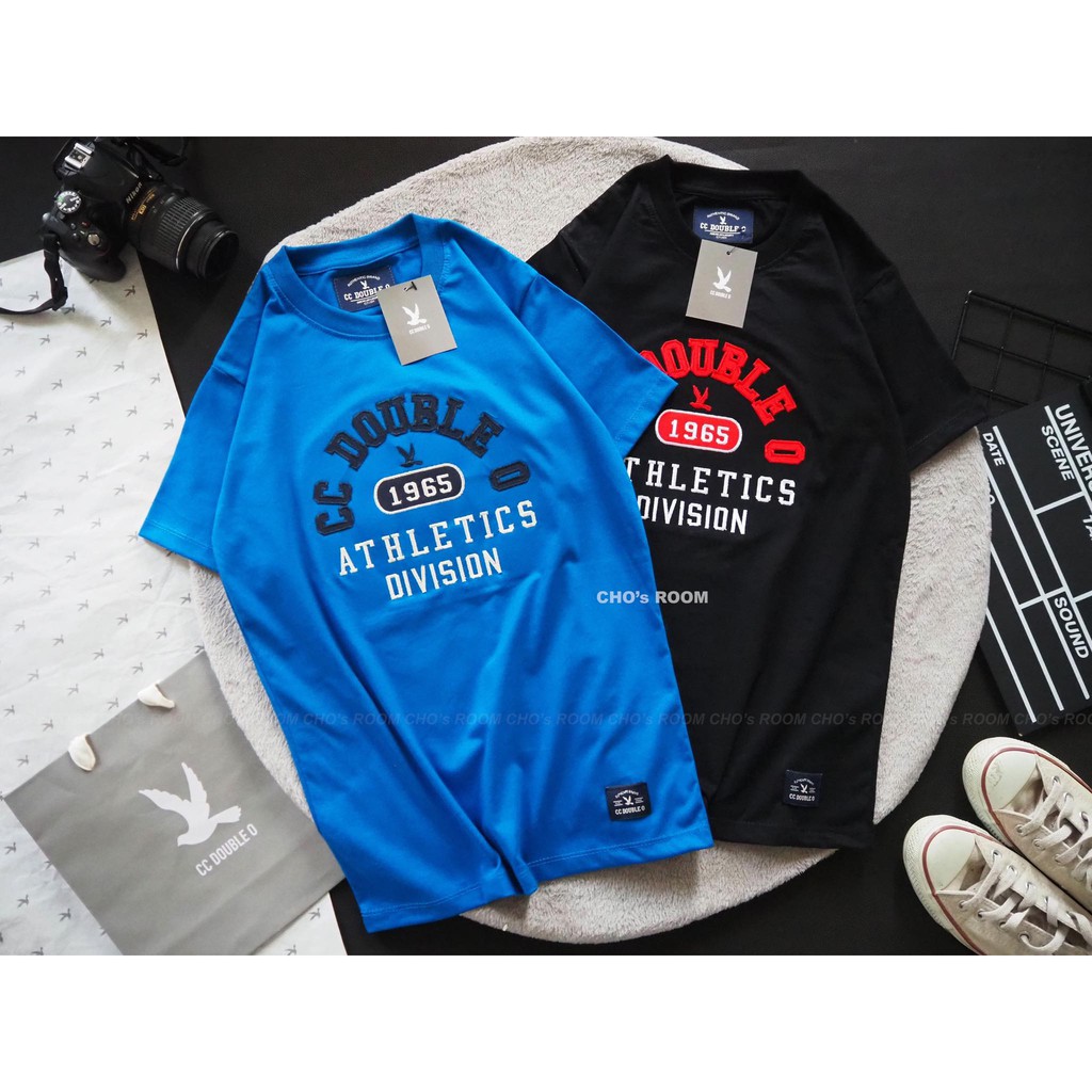 สินค้าขายดี เสื้อยืดงานปัก -งานป้ายห้อย CC -OO DIVISION Cotton100 ...