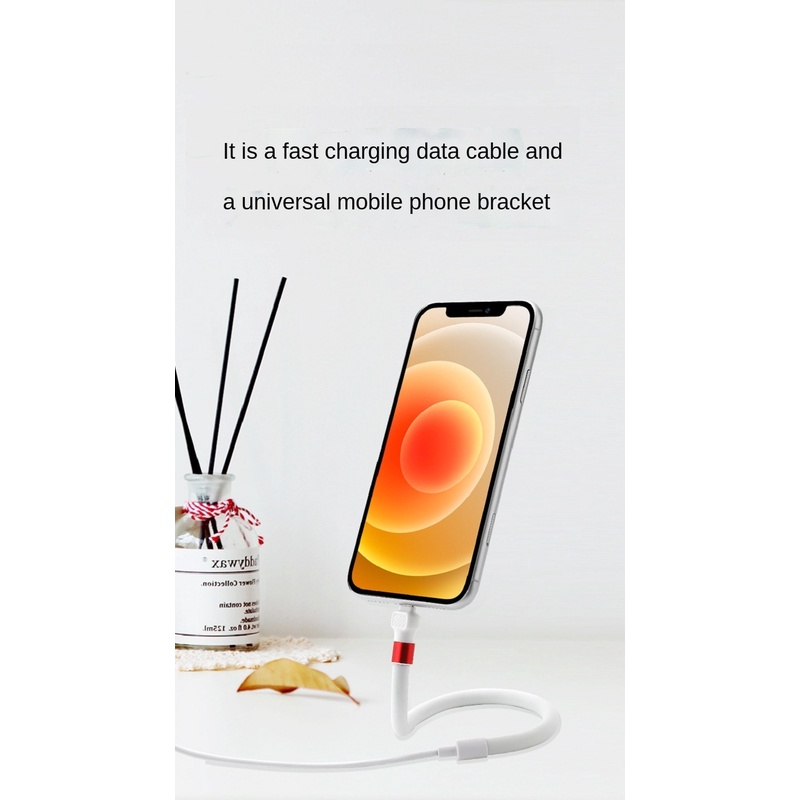 3A Quick Charging USB Cable Holder IPhone 13 12 11 Pro X Max IPad ...