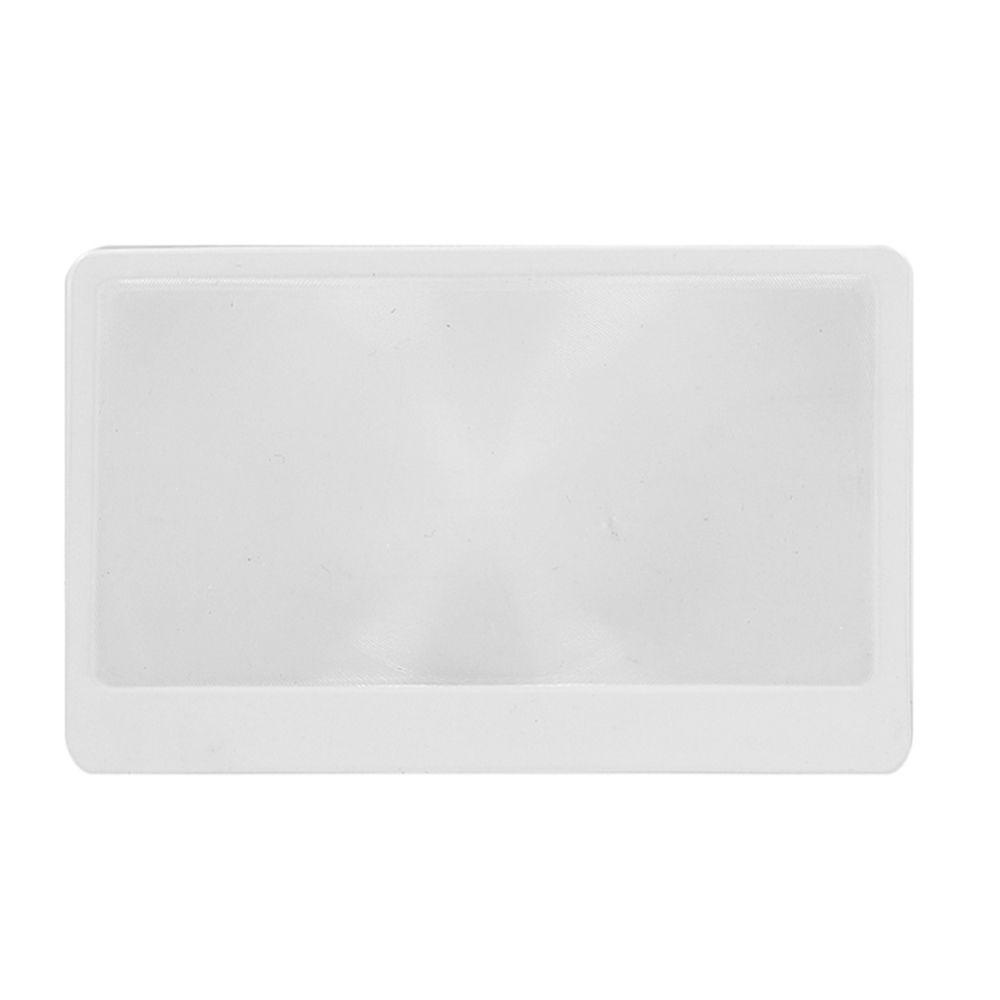 MAYSHOW 510PCS Lens 3 X Magnifier 85 x 55mm Credit Card Size Magnifying ...