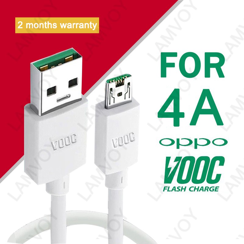 oppo charger vooc original fast charger 5V4A Android data cable Micro ...
