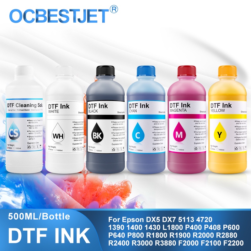 500ML DTF Ink Direct to Transfer Film Ink For DTF PET Film Printing For ...