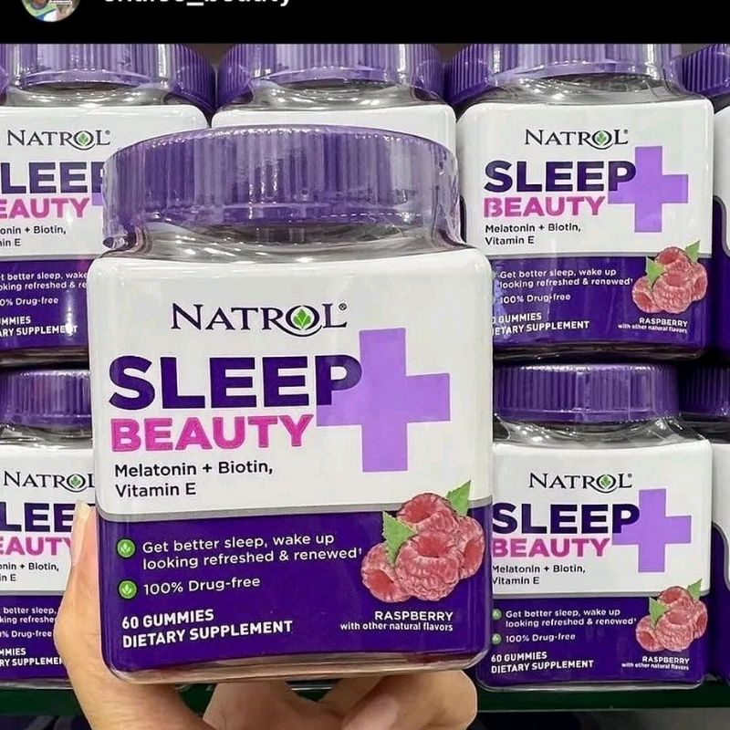 Natrol Sleep Beauty 60 Gummies Melatonin Biotin Vitamin E (60 gummies ...