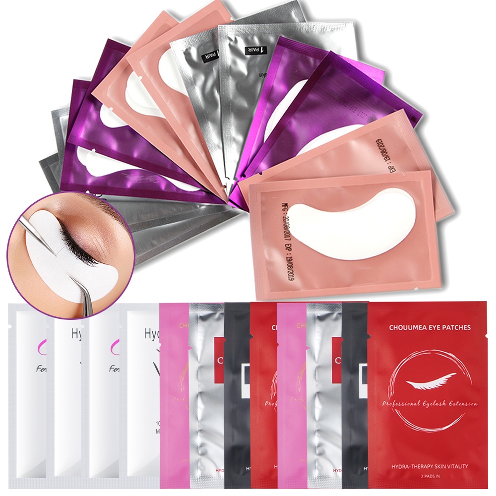 1000 pairs Eyelash Extension Paper Patches Set Eye Lashes Stickers ...