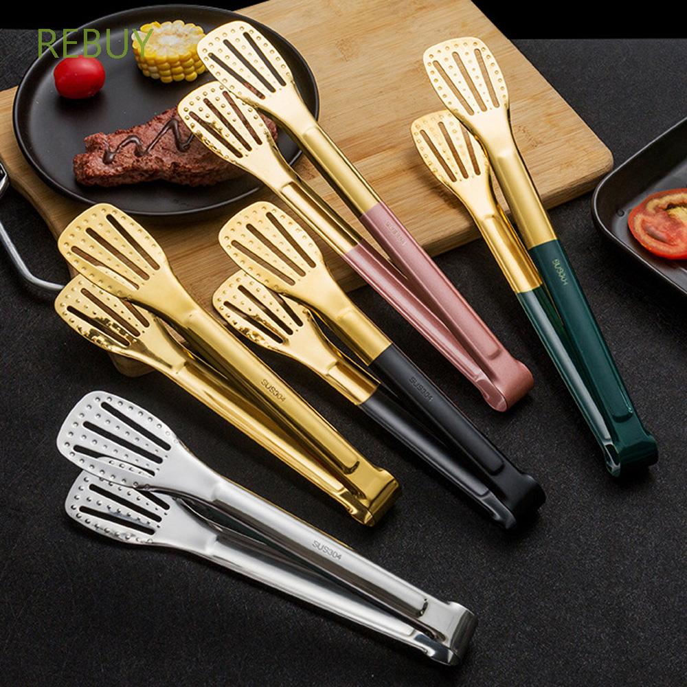 Wooden Food Toast Tongs Toaster Bacon Sugar Ice Tea Tong Salad Kitchen ...