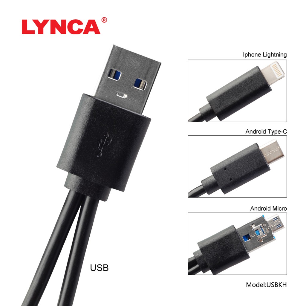 กล่องใส่เมมโมรี่การ์ด Lynca Memory Case Reader Usbkh มาพร้อมตัวอ่าน