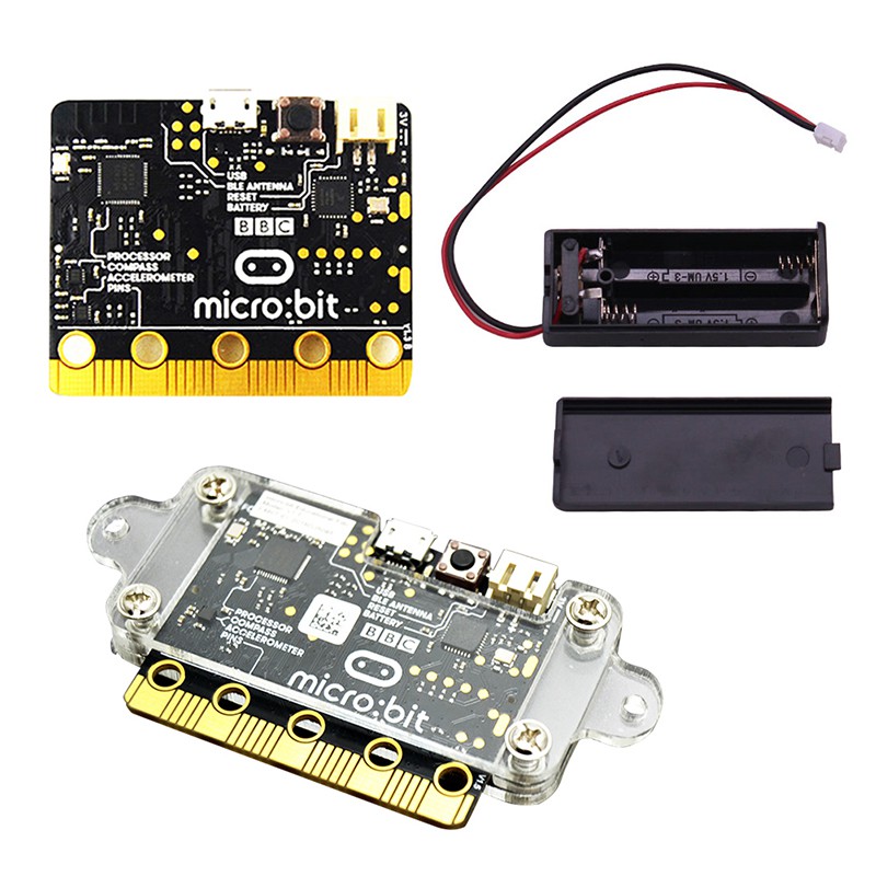 BBC Microbit Starter Kit Including Microbit Board with Acrylic Case ...