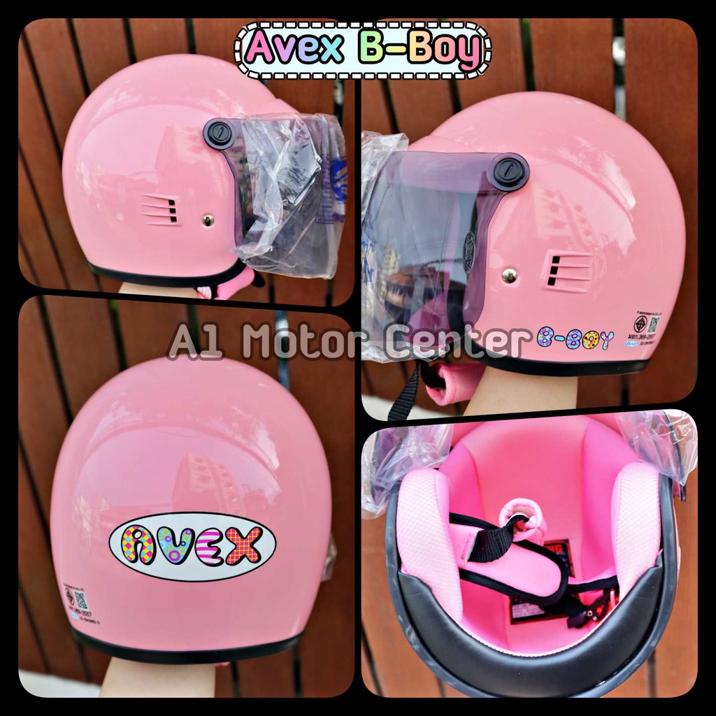 หมวกกันน็อกเด็ก เต็มใบ Avex B.Boy หมวกกันน็อคเด็ก สำหรับเด็กอายุ 2-4 ขวบ รอบหัว 47-51cm ...