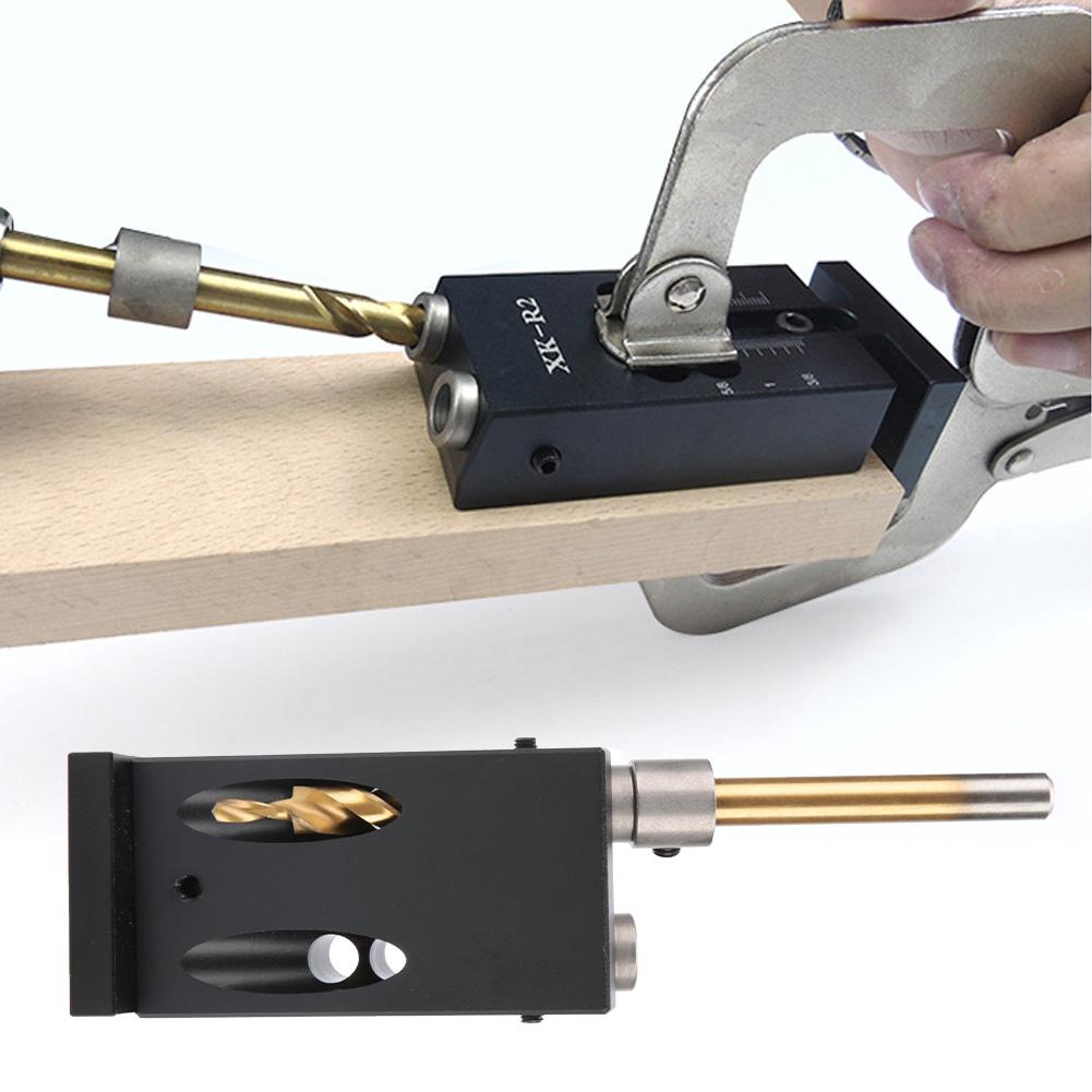 Jig Kit Locator Hole Guide Drill Locator Angle Woodworking Bit Puncher ...