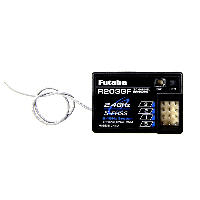 FUTABA 3PRKA With 1x R203GF receiver 3-Channel Digital 2.4GHz FHSS ...