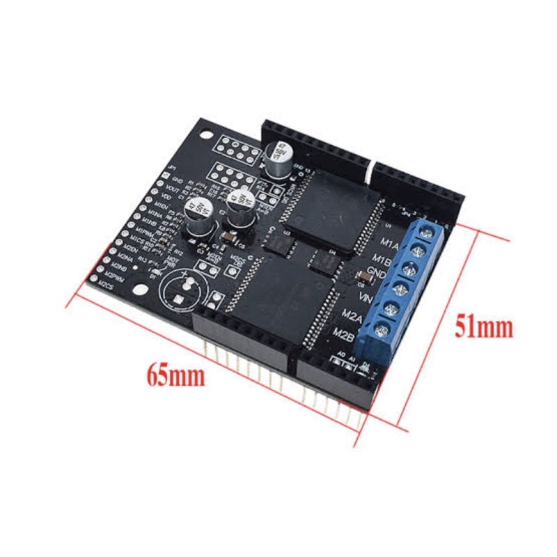 VNH5019 2 Channel DC Motor Driver Board 30A Dual High Power DC Motor ...