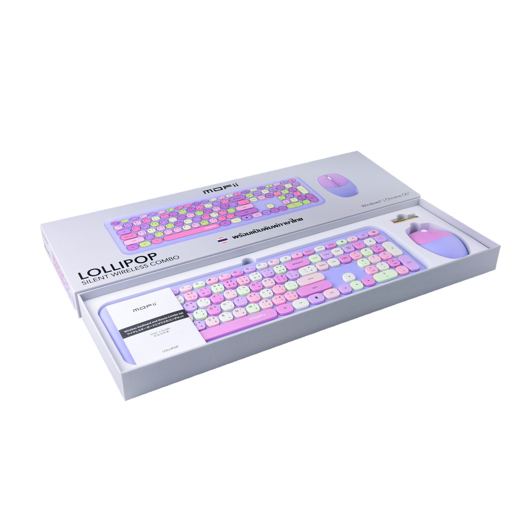 MOFii LOLLIPOP WIRELESS COMBO MIXED คีย์บอร์ด - va_fk6kvi8 - ThaiPick