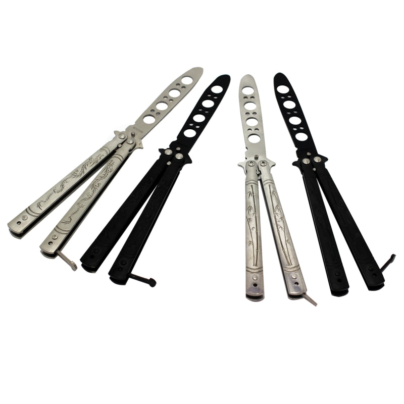 New Stainless Steel Training Butterfly Knife Folding Knife Butterfly ...