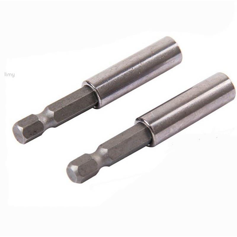 limy1 10pcs New 60mm Magnetic Extension Socket Drill Bit Holder 1/4 ...