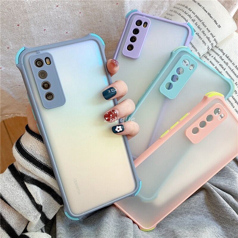 (A) เคสมือถือ ซิลิโคน ป้องกันการตกสี่มุม สำหรับ Huawei Y7P 2020 Y6P Y5P 2020 Nova5T Y9S Nova7Pro ...