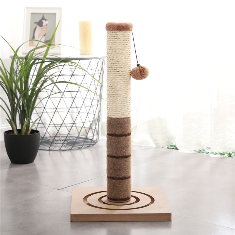 80CM High quality Tall Cat Scratching Post Cat Interactive Toys Cat ...