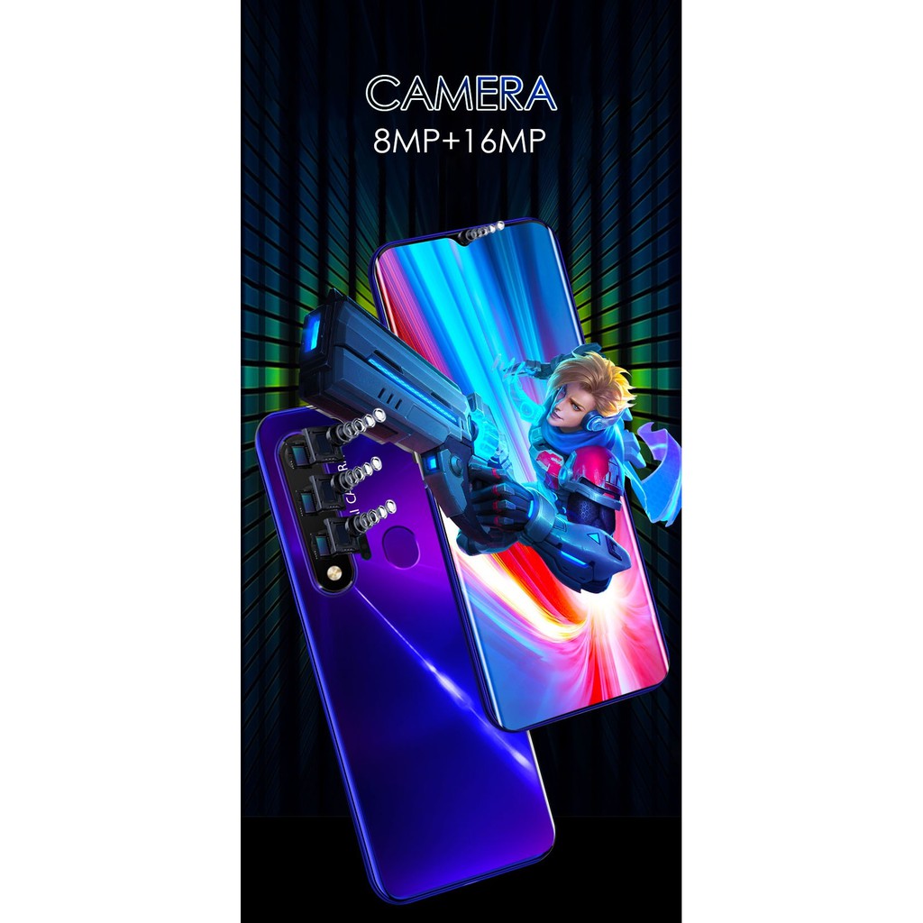 โทรศัพท์มือถือ OVANA V13 NOVA 5T หน้าจอหยดน้ำ 6.35 นิ้ว Ram 4GB Rom ...