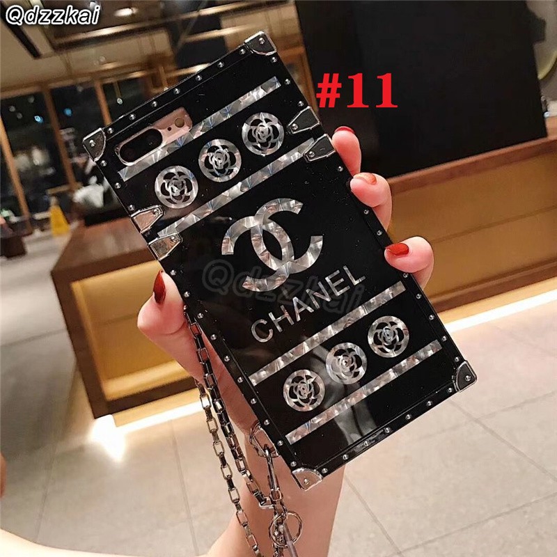 เคสโทรศัพท์มือถือแบรนด์แฟชั่นหรูหราพร้อมโซ่สําหรับ Oppo Realme C20 C17 ...