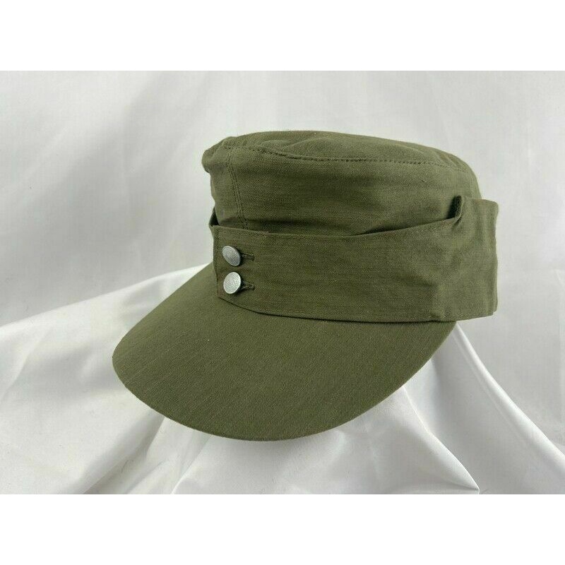 WW2 WWII GERMAN ARMY AFRIKA KORPS SUMMER PANZER M43 FIELD COTTON HAT ...
