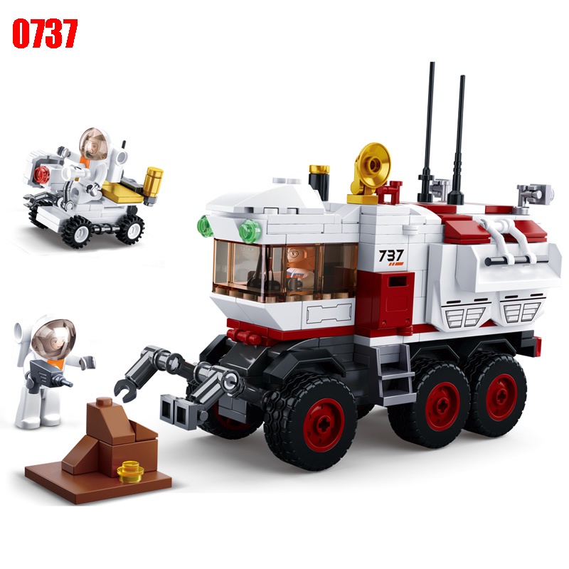 Sluban Explore Star Trek International Space Station Rover Car Rocket ...
