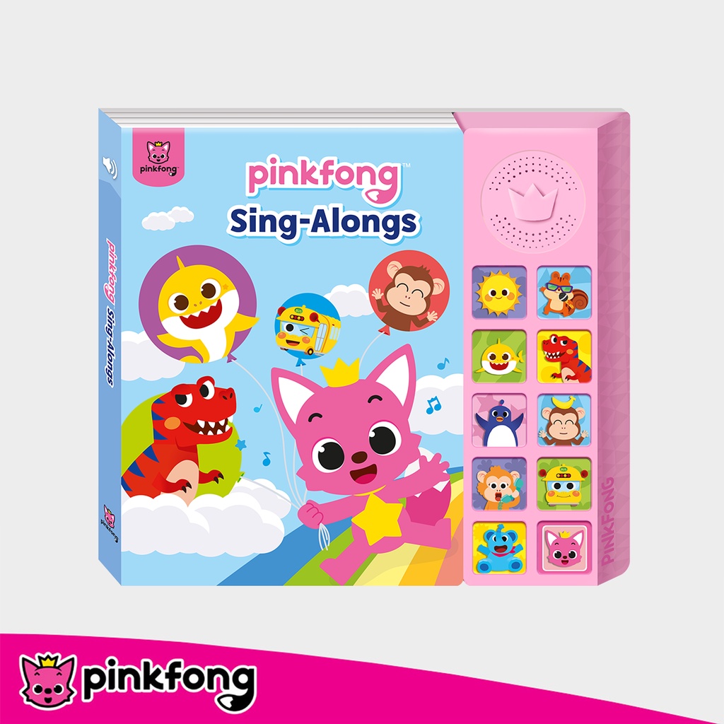Pinkfong Sing-Alongs Sound Book หนังสือพร้อมปุ่มกดฟังเสียง 10ปุ่ม ...