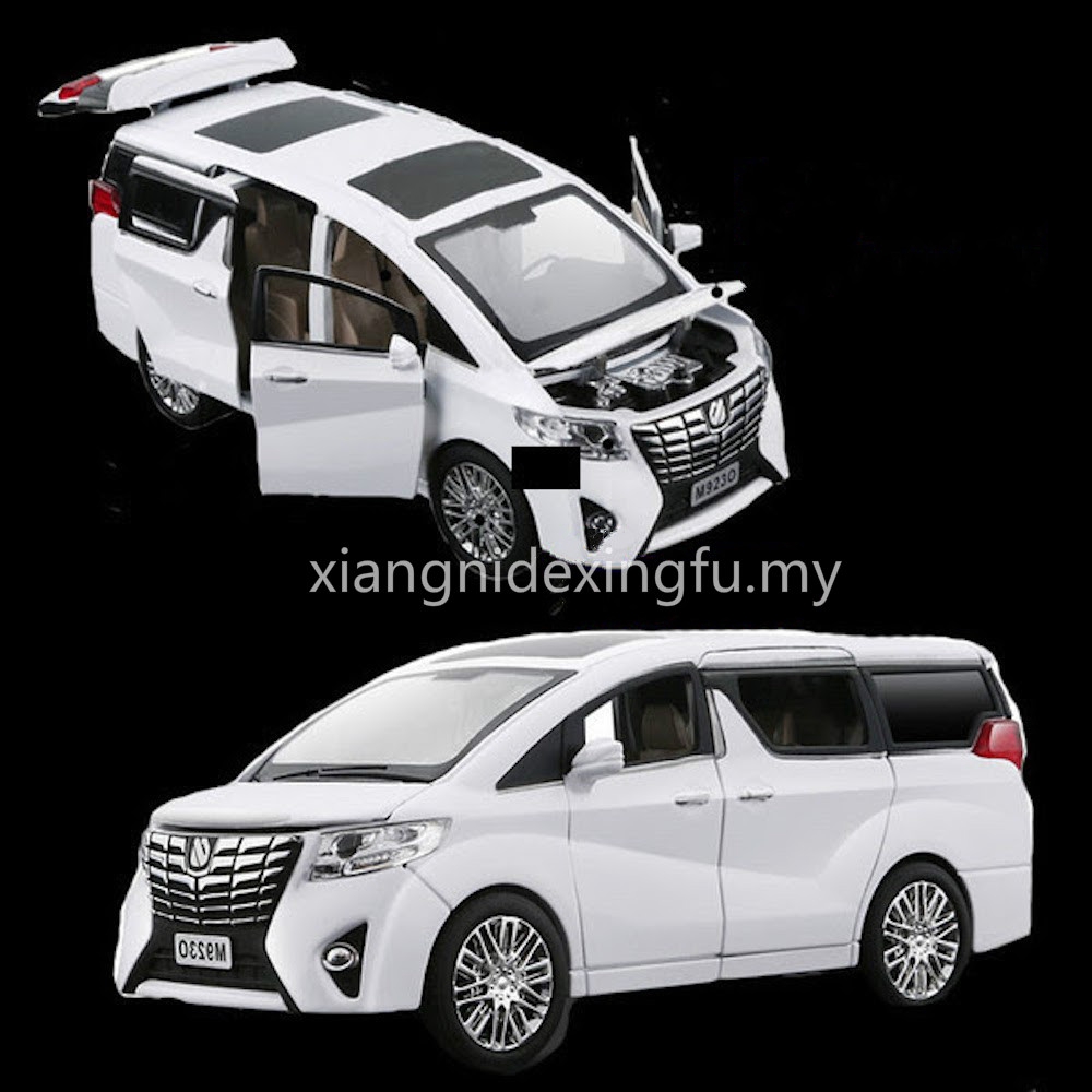 XLG M9230 Toyota Alphard Vellfire 124 Die Cast Model with Light Sound ...