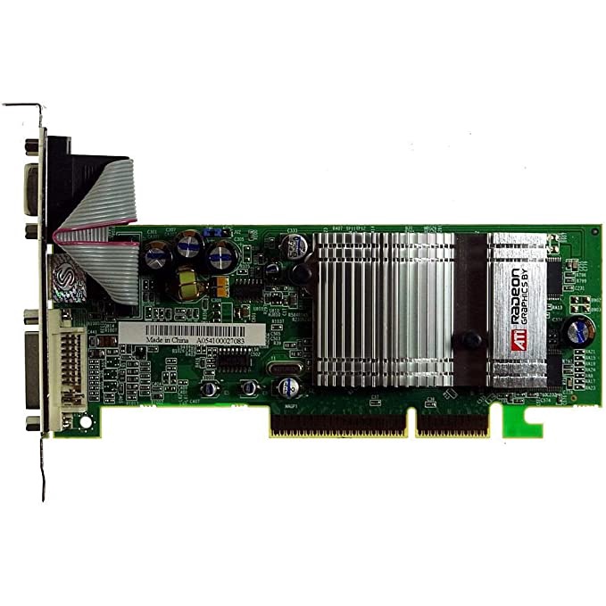 การ์ดจอเก่า AGP8X Sapphire Radeon 9600SE 128MB VGA + DVi + TV p/n 1024/HC37/02/SA ใช้งานปกติ ...