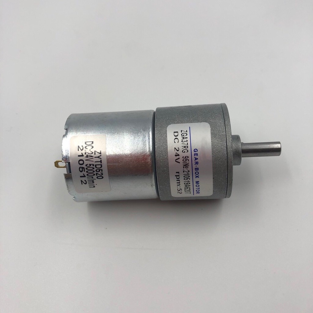 DC Motor(มอเตอร์เกียร์) 24V 52 RPM แกนกลาง | Shopee Thailand