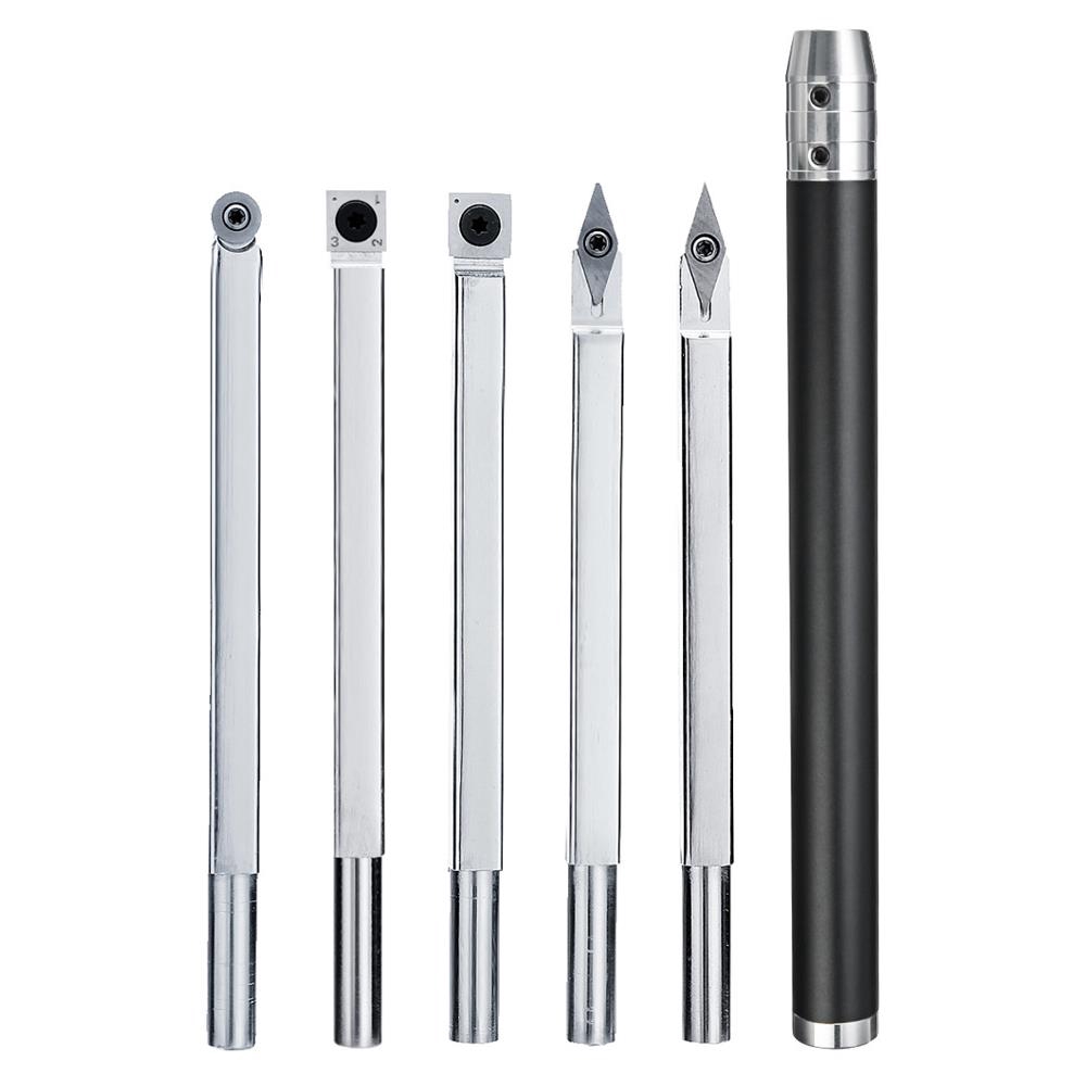 Square Shank Wood Turning Tool Carbide Insert Auminum Alloy Handle Wood ...