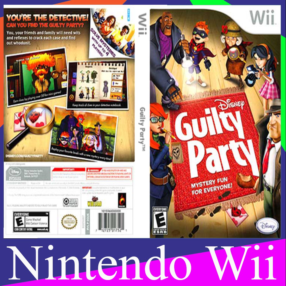 Disney Guilty Party - Mystery Fun for Everyone! (USA)[WII] | Shopee Thailand