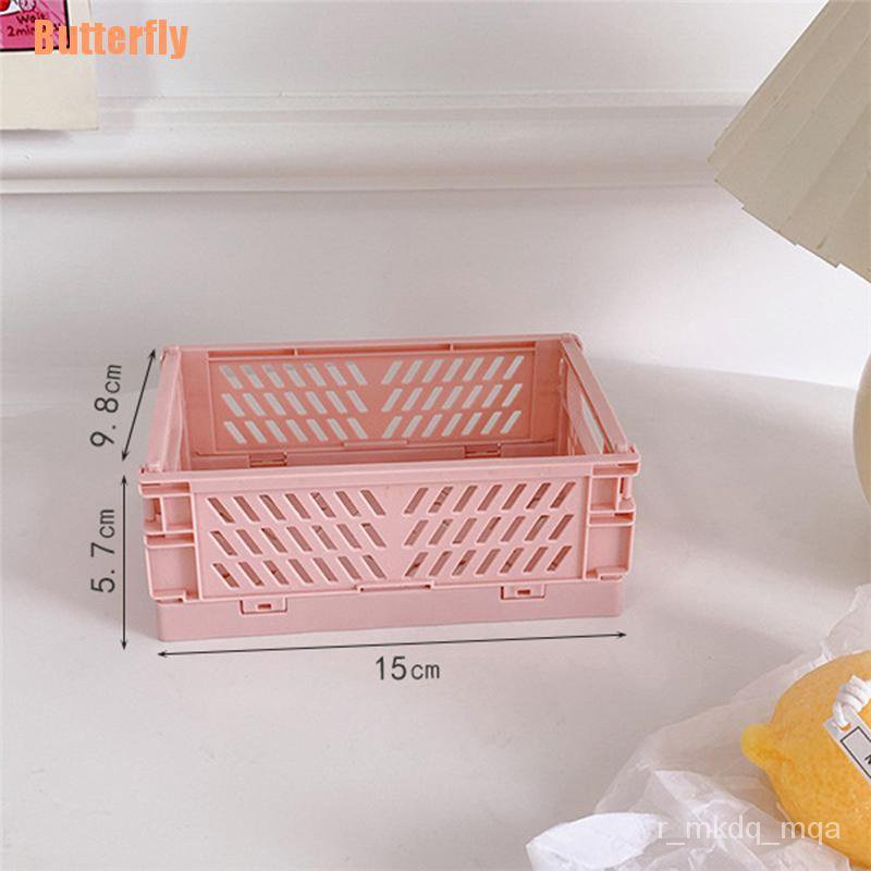 #relaxButterfly///（~） Mini Plastic Storage Box Collapsible Storage ...