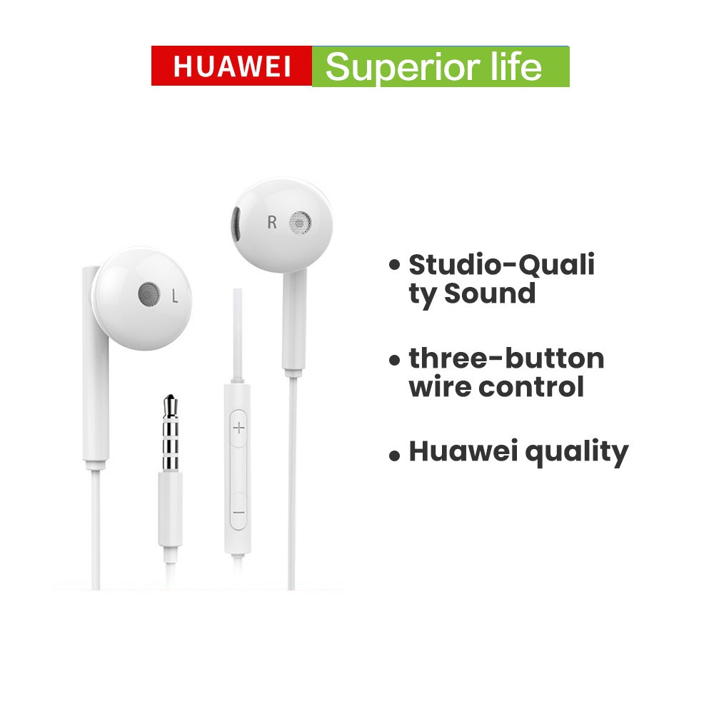 100% Original Huawei Earphone AM115 On-Ear Headphones Gaming 3.5mm ...