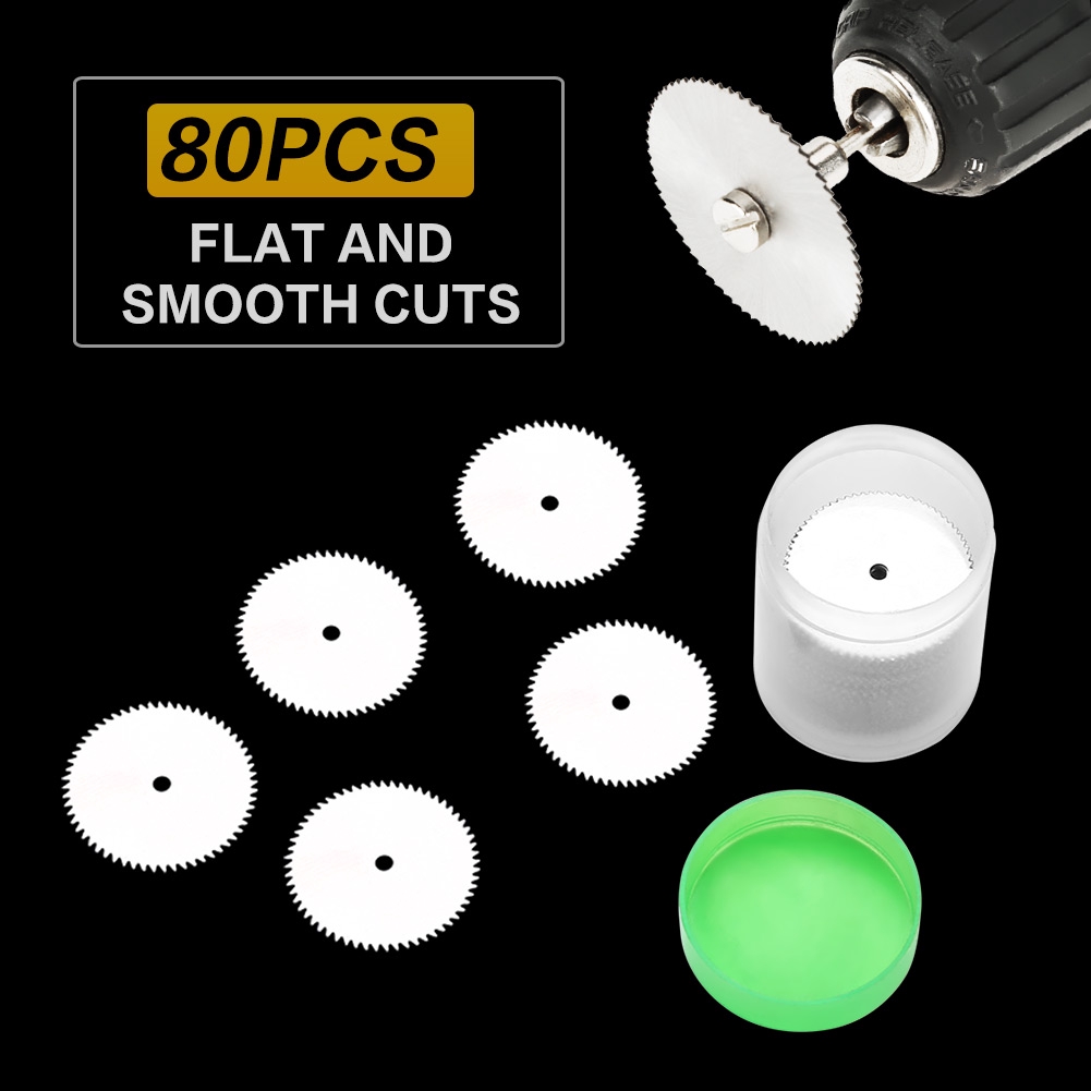 1 Set/80pcs 22*3.2mm 20 Teeth Mini Circular Saw Blade Cutting Disc for ...