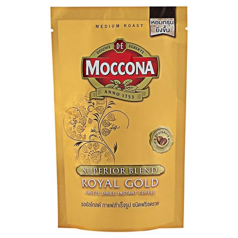 กาแฟ มอคโคน่า Moccona Royal Gold Premium Instant Coffee 120 grams ...