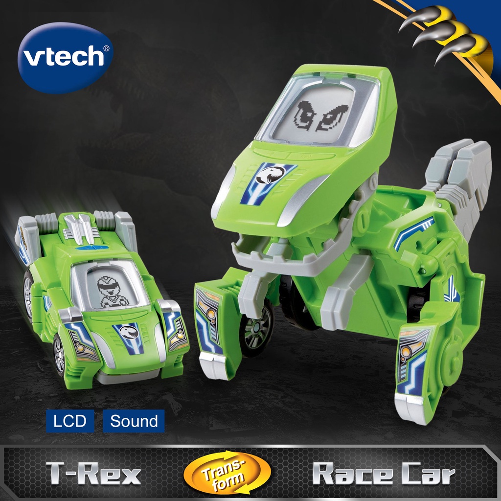 VTech Lex the T-Rex Switch and Go Dinos Dinosaur Toys Vehicle Toys LCD ...