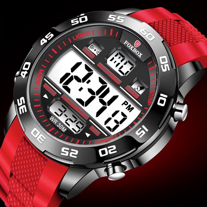 FOXBOX Luxury Men Watch Dlectronic Digital Watches Mens Business ...