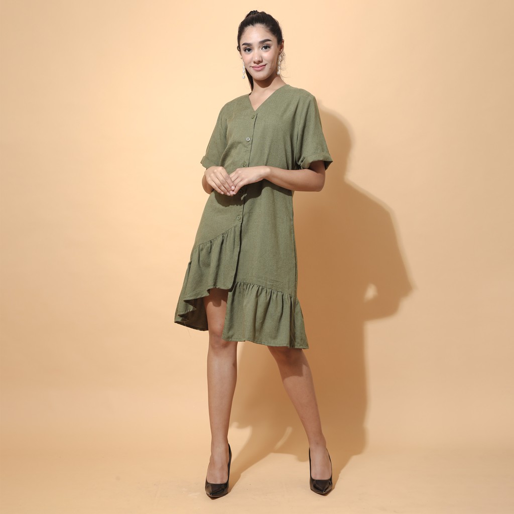 ชุดเดรส Blusha Anthrium สําหรับผู้หญิง - batik_dirga.th - ThaiPick