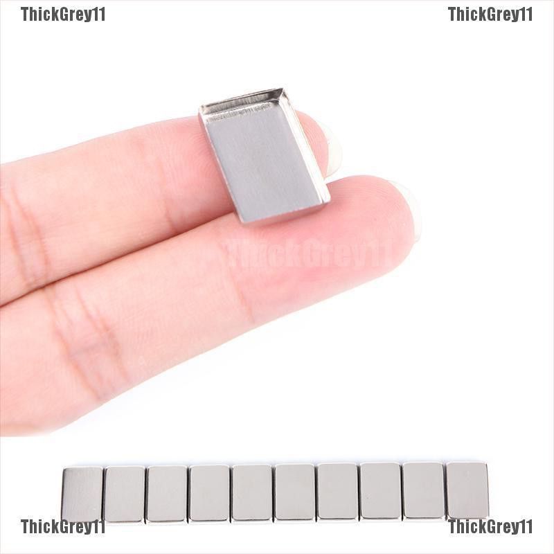 thgr 10/30 ชิ้นถาดเปล่าทรงสี่เหลี่ยมผืนผ้าสําหรับใส่อายแชโดว์ ...