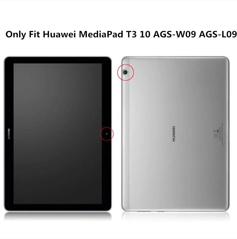 เคสหนังลายการ์ตูนสําหรับ Huawei Mediapad T3 10 Ags - W09 Ags - L09 ...