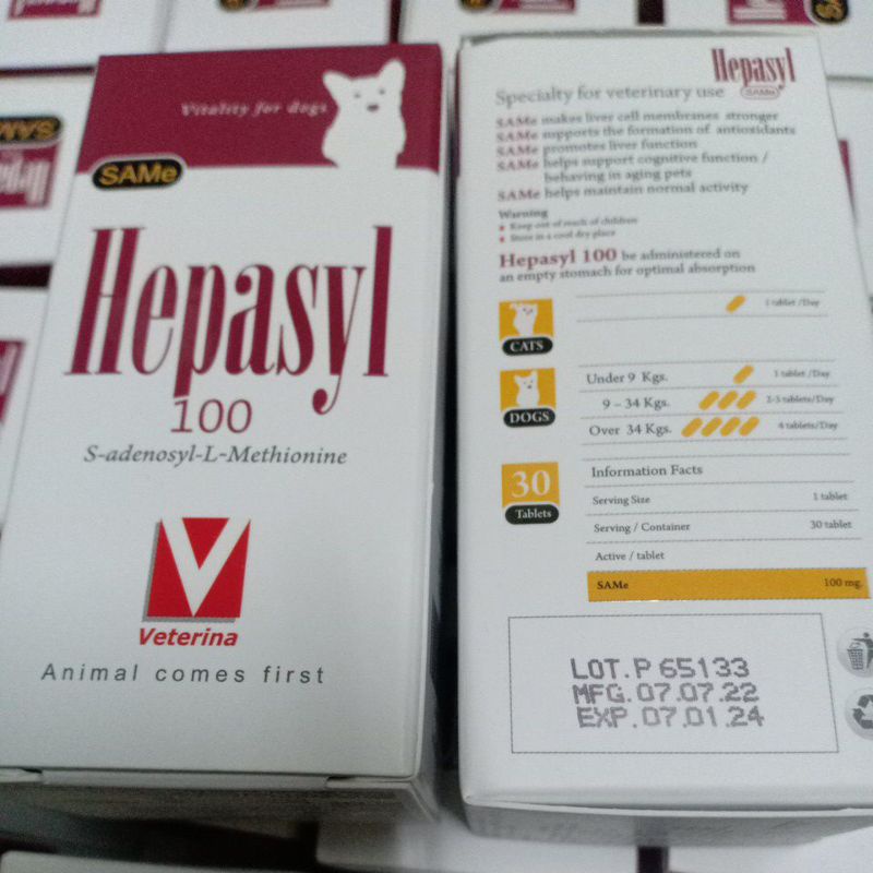 Hepasyl 100 SAMe บำรุงตับ 30เม็ด - m.b.a.drug - ThaiPick
