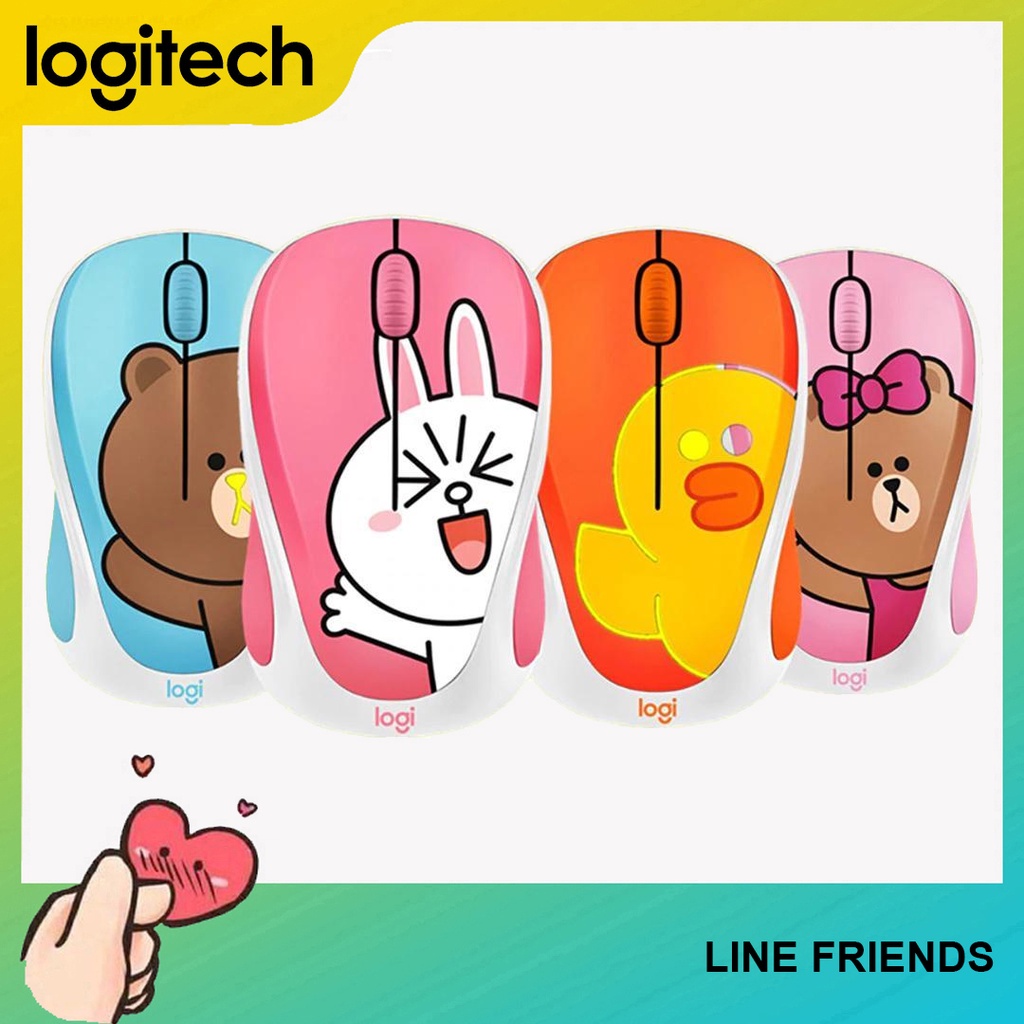 ดิจิทัล∋[Ready to Ship] Original Logitech LINE FRIENDS Wireless ...